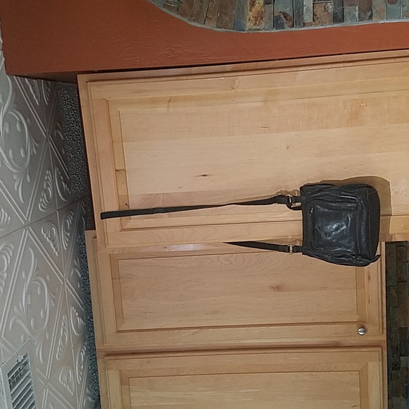 Fossil | Bags | Fossil Carson Long Live Vintage Black Leather Flap ...